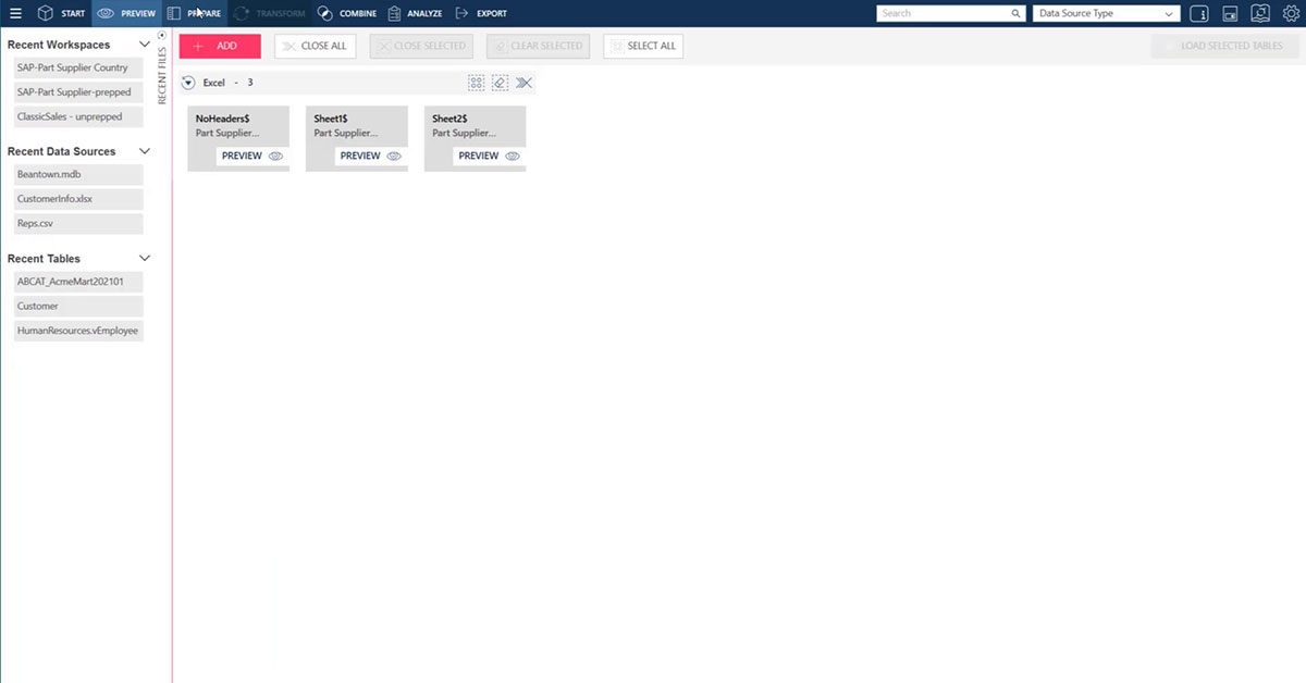 Get Started with Altair Monarch | Part 6: Workspaces