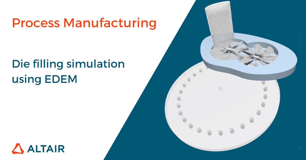 Using Altair EDEM for Process Manufacturing