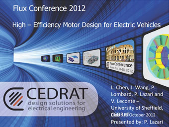 High Efficiency Motor Design for Electric Vehicles