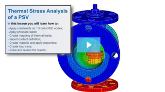 SimLab Tutorials - Thermal Stress Analysis_Safety Valve Assembly