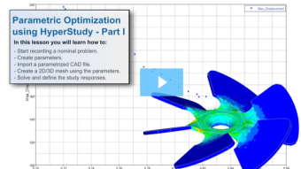 SimLab Tutorials - Parametric Optimization using HyperStudy - Part I