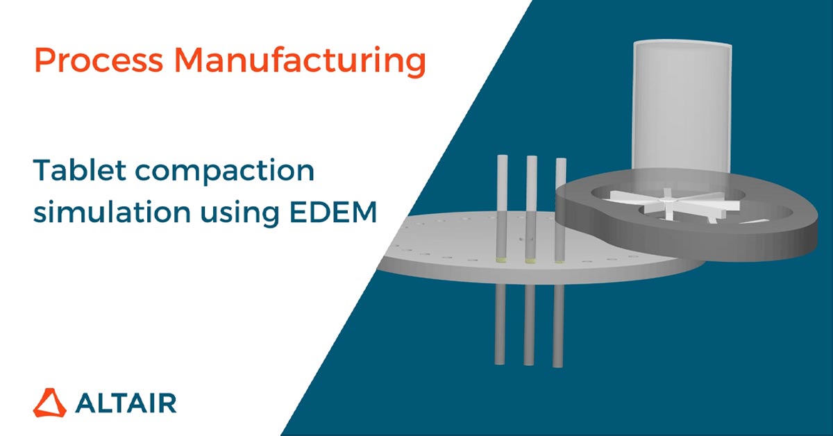 Using Altair EDEM for Process Manufacturing