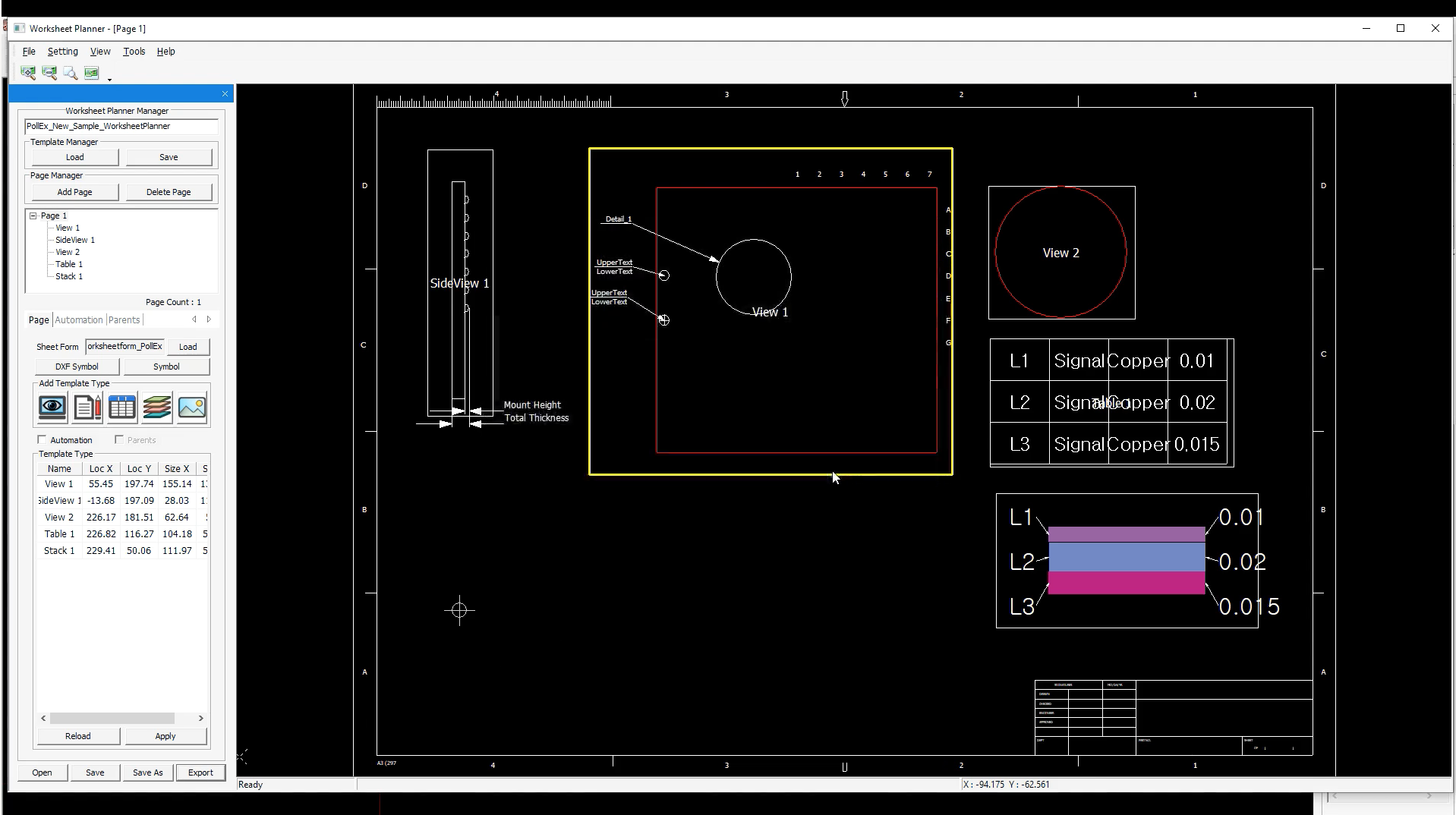 PollEx PCB Worksheet Planner for PCB Design Working Planner